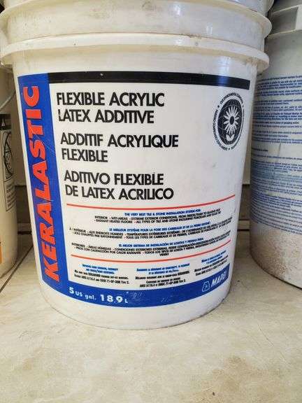 Keralastic Flexible Acrylic Latex Additive - Yorkton Auction Centre