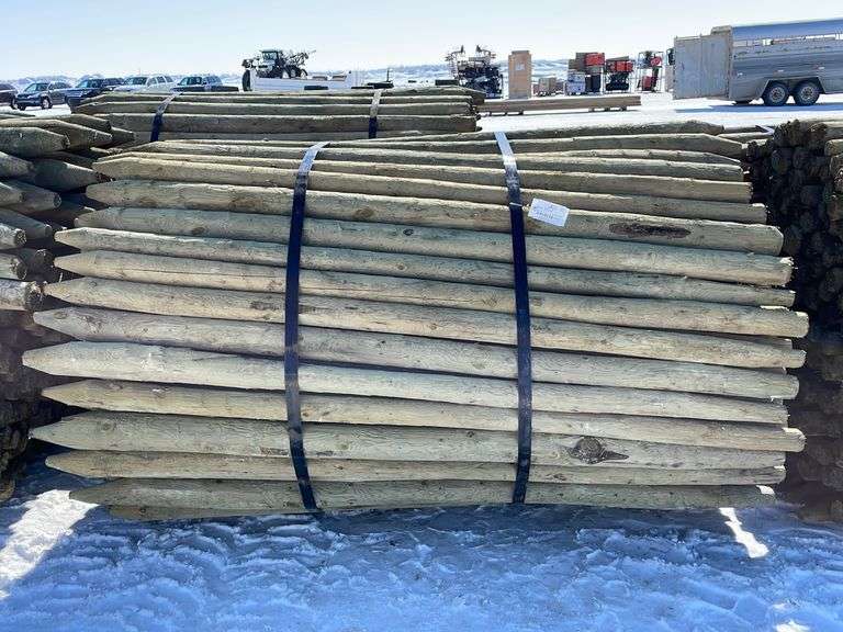 1 - Bundle Of Approx 180 3" x 6' Fence Posts - Yorkton Auction Centre
