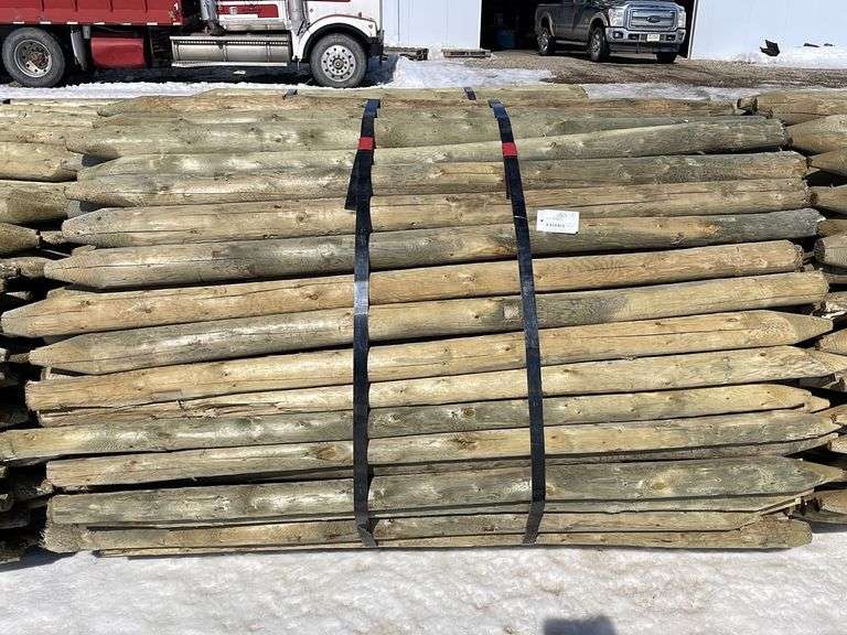 2 - Bundles Of Approx 180 3" x 6' Fence Posts ( BIDDER MUST PAY 2X THE ...