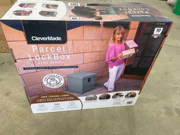 Clevermade Parcel Lock Box - Yorkton Auction Centre
