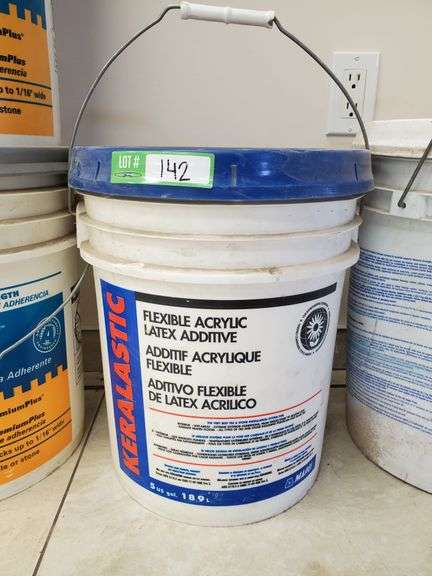 Keralastic Flexible Acrylic Latex Additive - Yorkton Auction Centre
