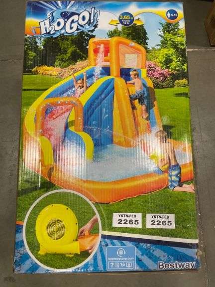 NEW H20GO TURBO SPLASH ZONE WATER PARK 12 X 10.6 X 8.10 FT 53302 ...