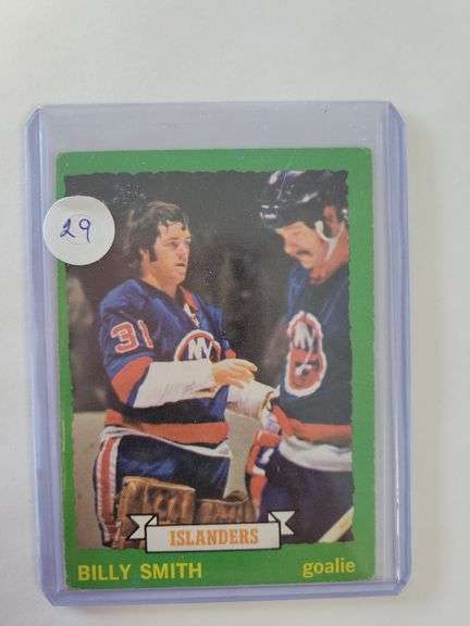 1974 Billy Smith Rookie Hockey Card - Yorkton Auction Centre