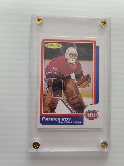 1986-87 OPC Patrick Roy Rookie Card - Yorkton Auction Centre