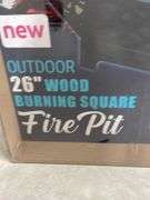 26" Outdoor Square Fit Pit - Yorkton Auction Centre