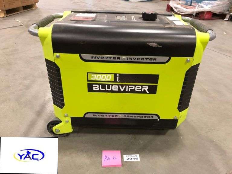BLUE VIPER INVERTER GENERATOR - Yorkton Auction Centre