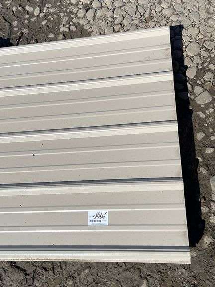 Approx. 50 Sheets 16' Tuff Rib Metal Cladding, 29 Gau. Gr. 80 'Wicker ...