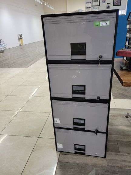 4 Drawer Plastic Filing Cabinet - Yorkton Auction Centre