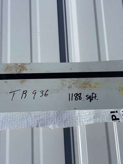 Approx. 48 Sheets 8'3" Tuff Rib Metal Cladding, 29 Gau. Gr. 80 'White ...