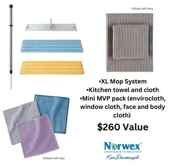 Norwex Mop Set - Donated By Kaci Denesowych - Value $260.00 - Yorkton ...