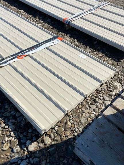 Approx. 54 Sheets 16' Tuff Rib Metal Cladding, 29 Gau. Gr. 80 Wicker ...
