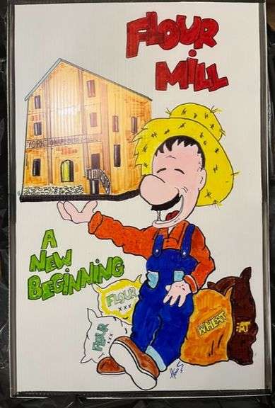 Yorkton Flour Mill Poster - Yorkton Auction Centre