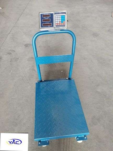 WEIGHPRO SCALES 1300LBS PORTABLE RECHARGEABLE CART SCALE - Yorkton ...