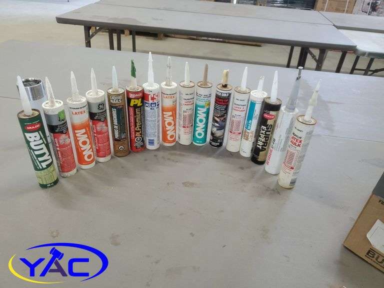 Box Of Asst. Caulking - Yorkton Auction Centre