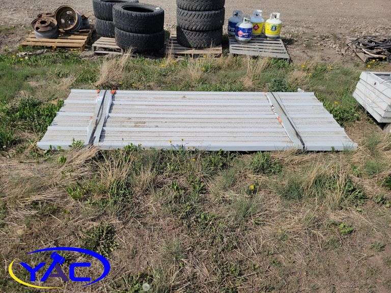 Approx. 50 Sheets 8'3" Tuff Rib Metal Cladding, 29 Gau. Gr. 80 'White ...