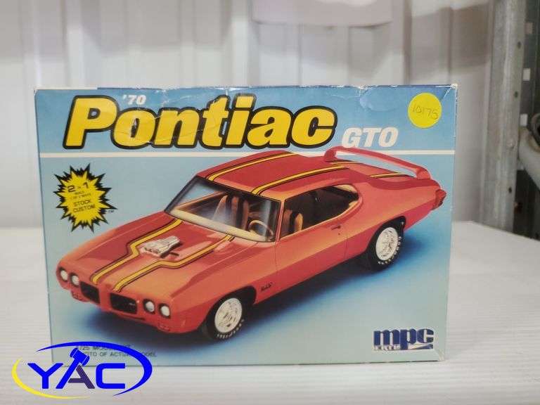 '70 Pontiac GTO Model Kit 1:25 Scale - Yorkton Auction Centre