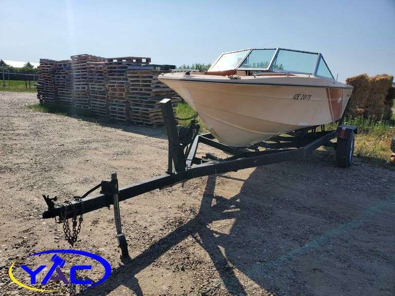 18 Ft. Invader Boat W/ 165 HP Merc Cruiser W/ 2013 Homebuilt Boat ...
