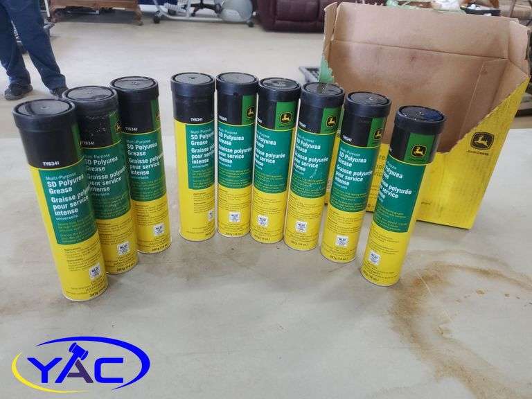 9 - John Deere SD Polyurea Grease - Yorkton Auction Centre