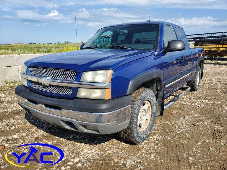 2003 CHEVROLET SILVERADO 1500 EXT CAB - Yorkton Auction Centre