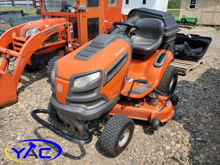 Husqvarna YTH24V54 Lawn Mower W/ Bagger - 48" - Yorkton Auction Centre