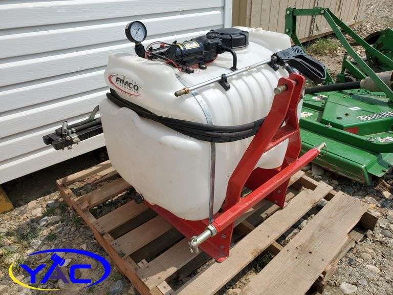 Fimco Ind 3 PT Hitch 40 Gallon Sprayer - 10' Boom - Yorkton Auction Centre