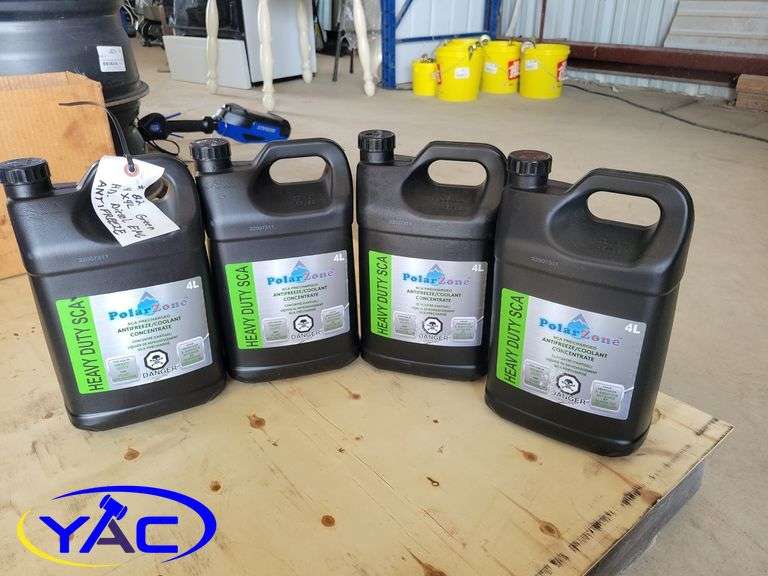 4 - 4 Litre Green Nemco H.D Anti- Freeze/ Coolant For Diesel Engines ...