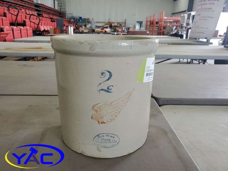 2 Gal Red Wing Crock - Yorkton Auction Centre