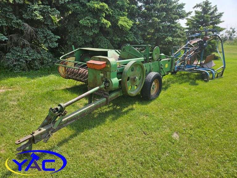 24T John Deere baler with Allied stooker - Yorkton Auction Centre