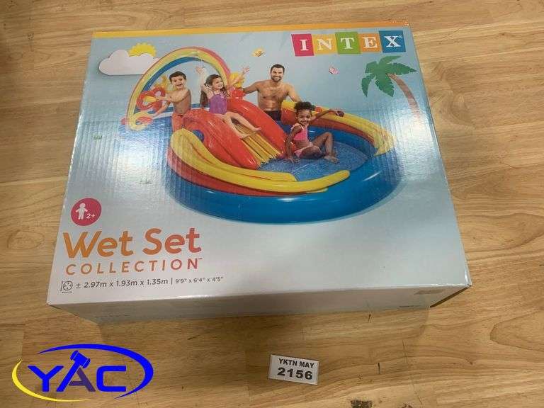 INTEX RAINBOW RING INFLATABLE PADDLING POOL - Yorkton Auction Centre