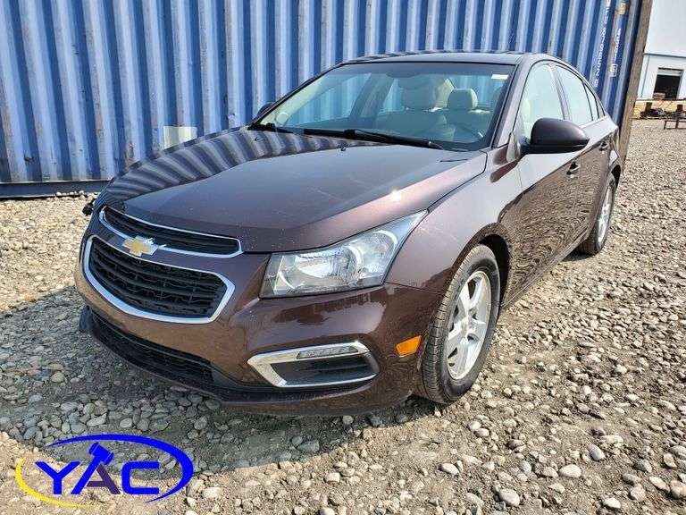 2015 CHEVROLET CRUZE LT TURBO - Yorkton Auction Centre