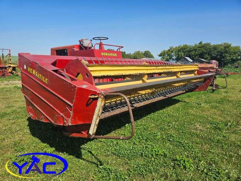 Versatile 440 Swather w/ Hay Head - Yorkton Auction Centre