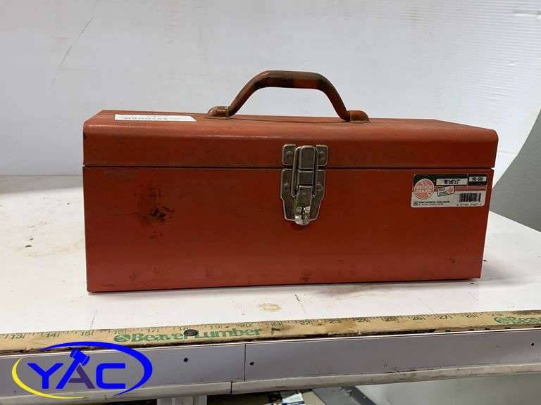 Small Red Tool Box - Yorkton Auction Centre