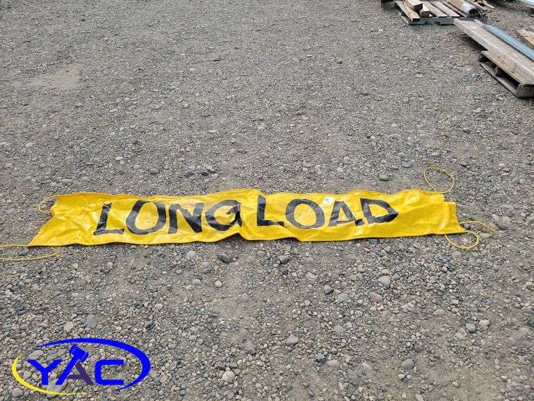 Semi Trailer Long Load & 14 Ft. Load Vinyl Signs - Yorkton Auction Centre