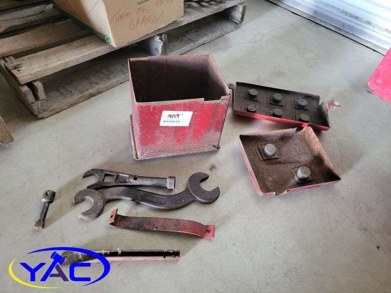 IHC Battery Box W/ 2 Lids & Tools - Yorkton Auction Centre