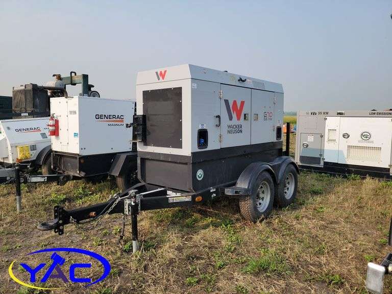 2019 WACKER G70 T4F GENERATOR - INOPERABLE - Yorkton Auction Centre