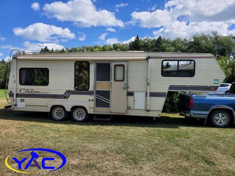 1989 CITATION Supreme Fifth Wheel Camper - Yorkton Auction Centre