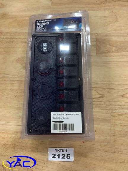 8 GANG ROCKER SWITCH - Yorkton Auction Centre