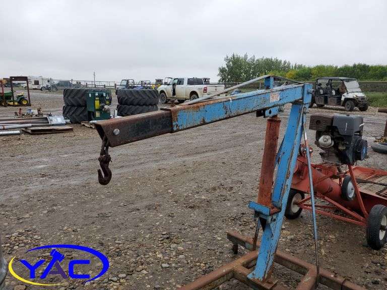 Blue Engine Hoist - Yorkton Auction Centre