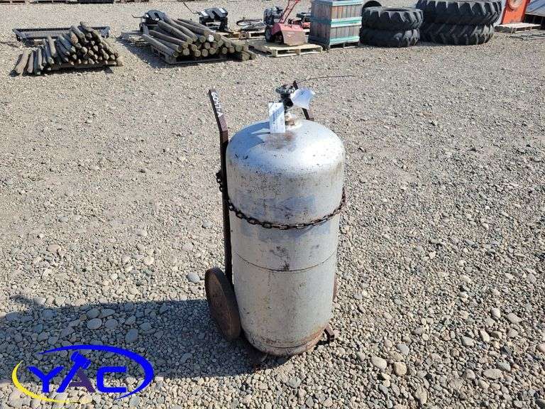 Propane Tank & Cart - Yorkton Auction Centre