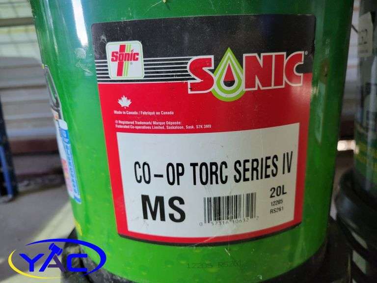 4 Pails - Torc IV-MS 20L Oil - Yorkton Auction Centre