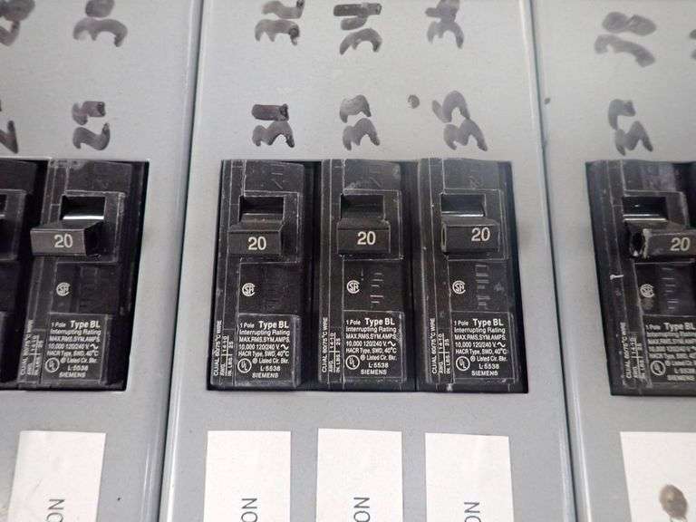 Siemens Panelboard - Yellow Tag Auctions