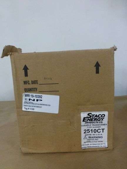 S-Taco Energy Variable Transformer - Yellow Tag Auctions