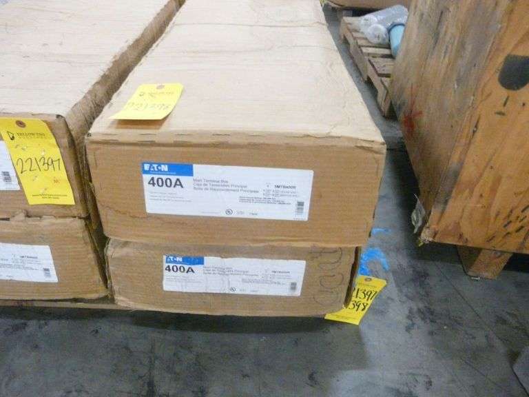 Lot of (2) Main Terminal Boxes - Yellow Tag Auctions