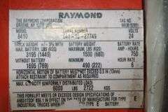 Raymond 8410 Walkie Rider Electric Pallet Truck - Yellow Tag Auctions