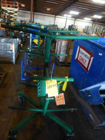Greenlee Wire Dispenser Cart - Yellow Tag Auctions