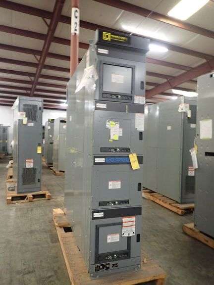 Square D Power Zone 4 5000A Switchgear - Yellow Tag Auctions