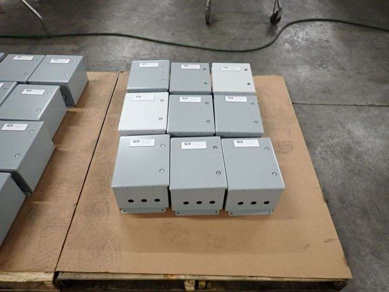 Lot of (9) PSI AC Juntion Boxes - Yellow Tag Auctions