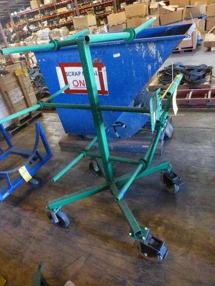 Greenlee Wire Dispenser Cart - Yellow Tag Auctions