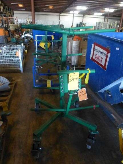 Greenlee Wire Dispenser Cart - Yellow Tag Auctions