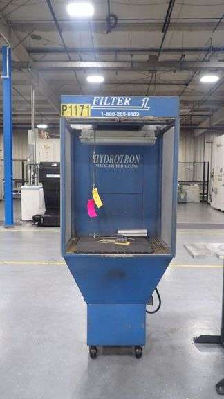 Hydrotron Downdraft Booth - Yellow Tag Auctions